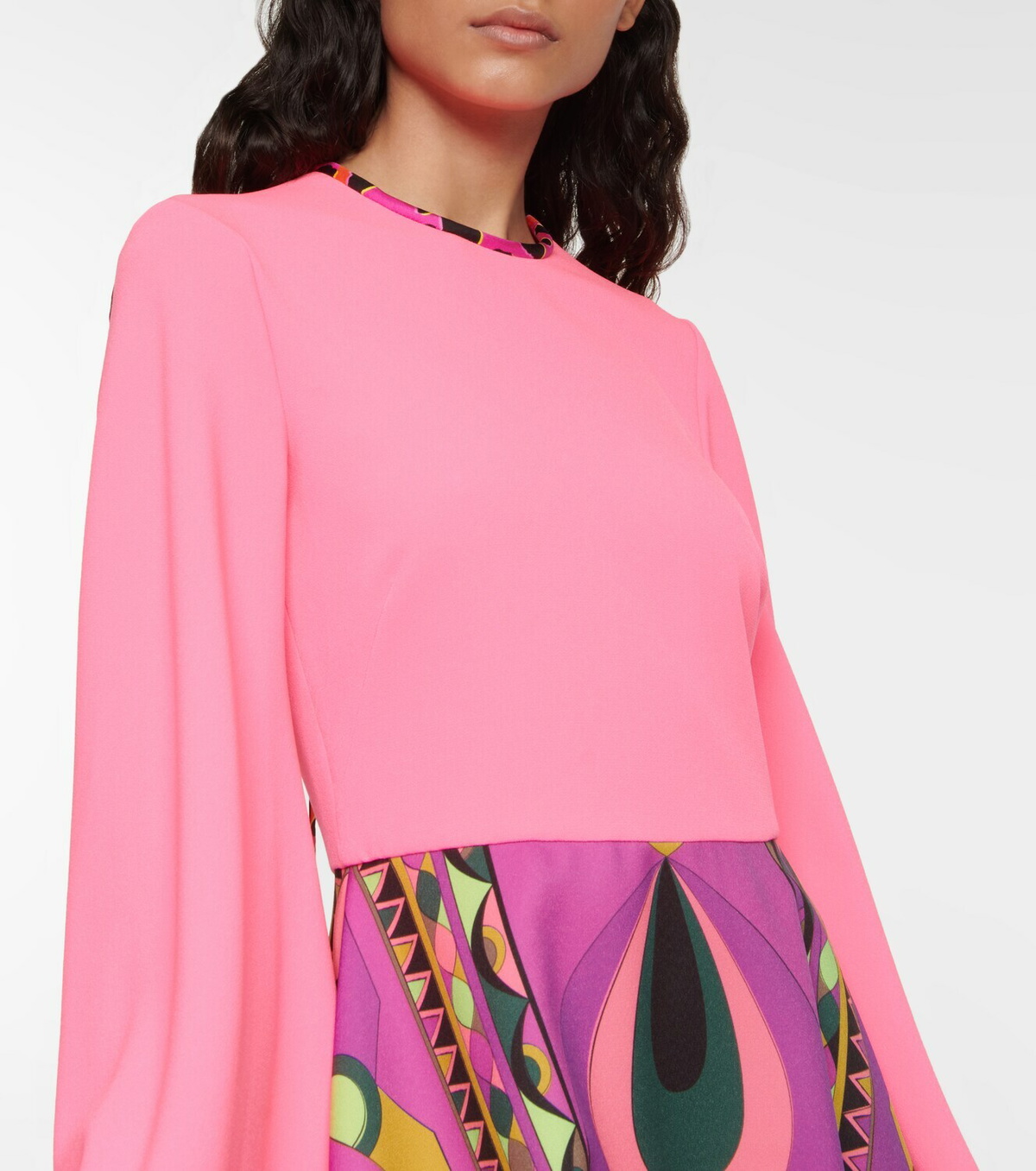 Pucci - Printed crêpe minidress Emilio Pucci