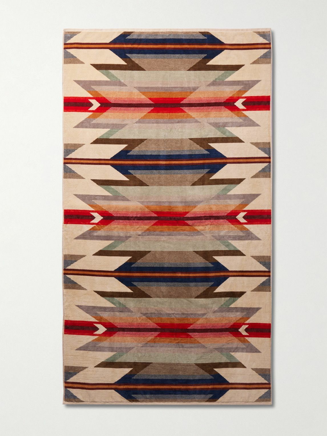 Pendleton - Wyeth Trail Oversized Cotton-Terry Jacquard Towel Pendleton
