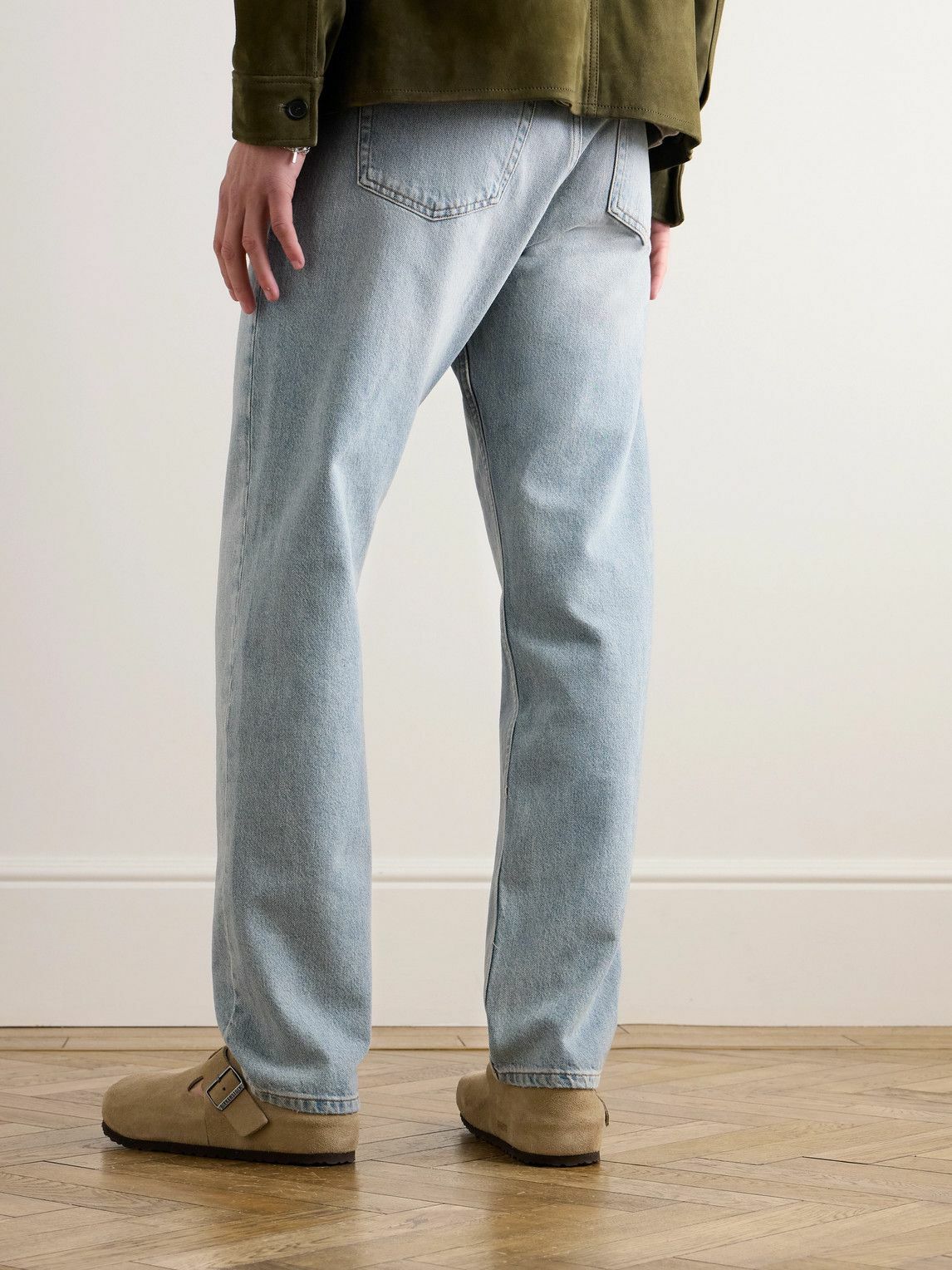 FRAME - The Straight Straight-Leg Jeans - Blue Frame Denim
