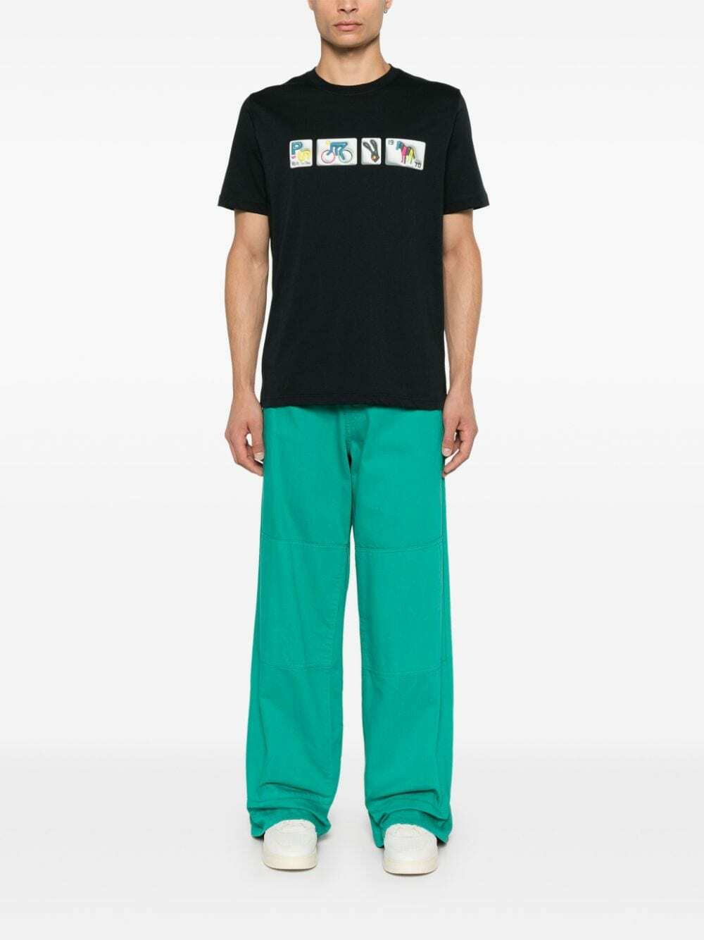 PS PAUL SMITH - Ps Badges Cotton T-shirt PS by Paul Smith