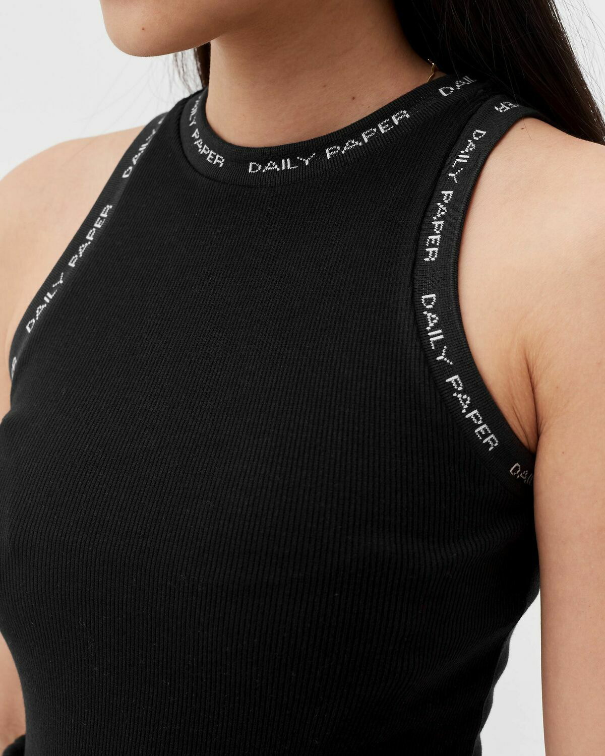 Daily Paper Erib Tank Top Black Tops & Tanks Daily Paper