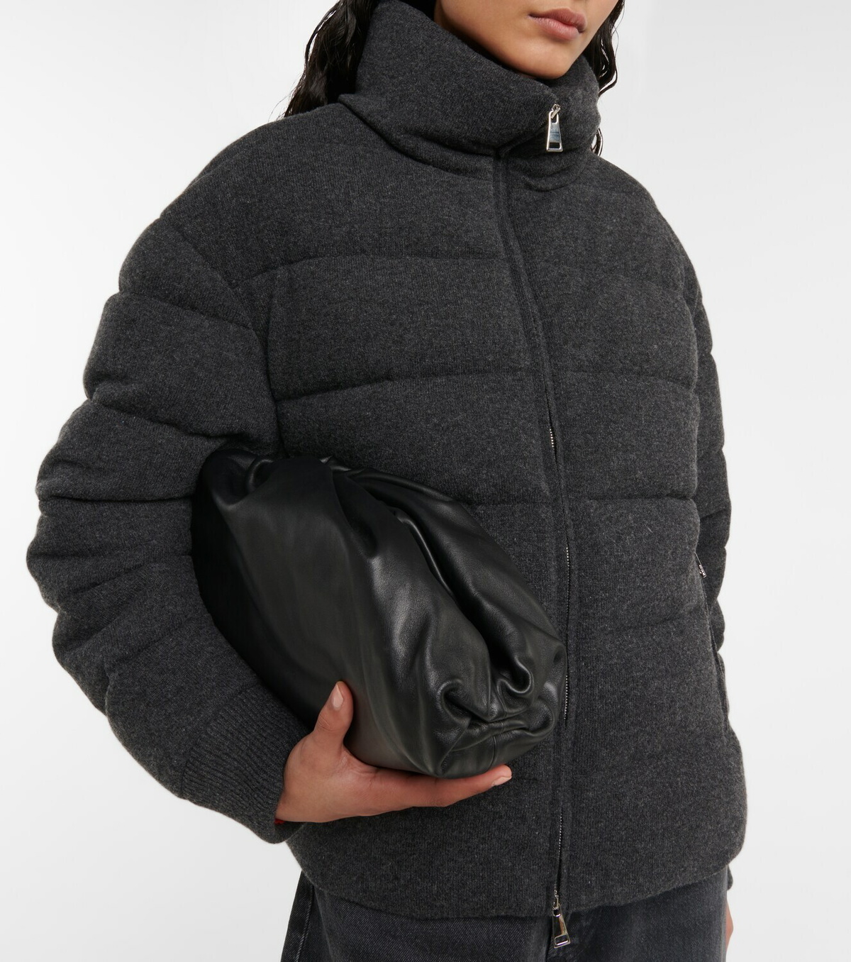 Moncler - Cayeux wool and cashmere down jacket Moncler