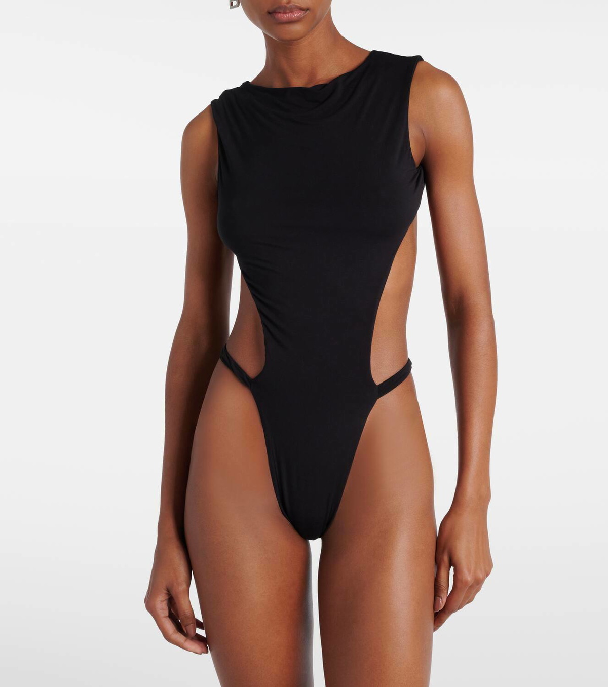 Entire Studios Valve cutout jersey bodysuit Entire Studios