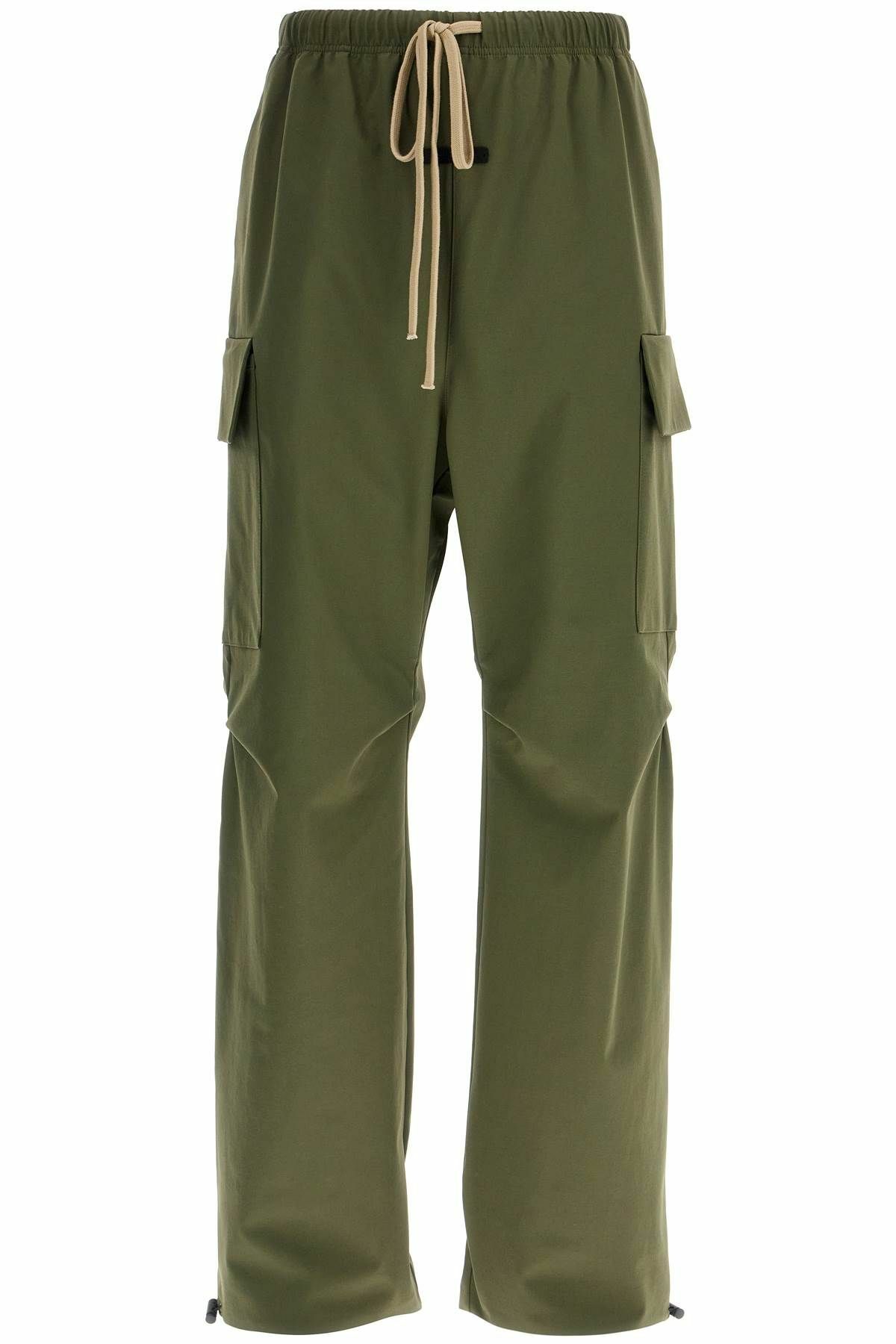 FEAR OF GOD ESSENTIALS nylon cargo pants for men Green Fear Of God ...