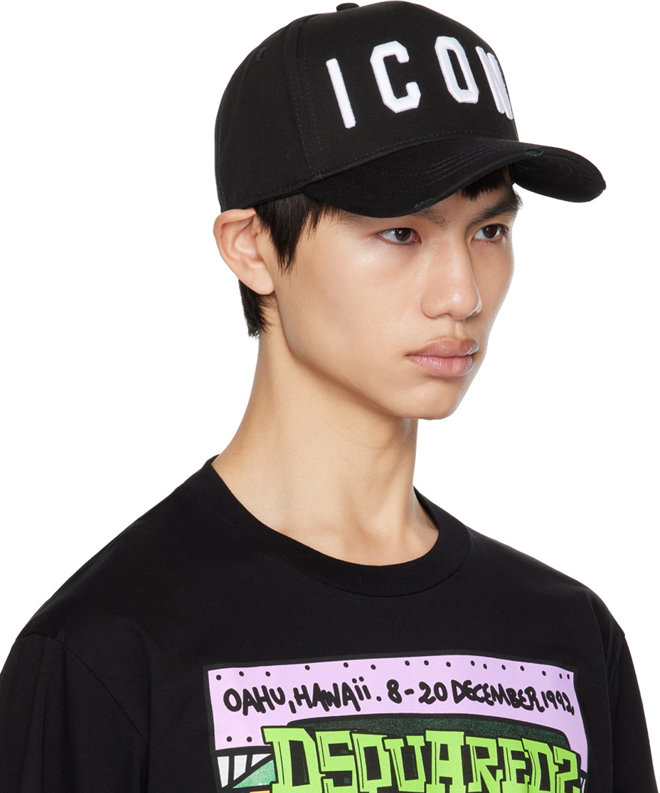 Dsquared2 Black 'Be Icon' Cap Dsquared2