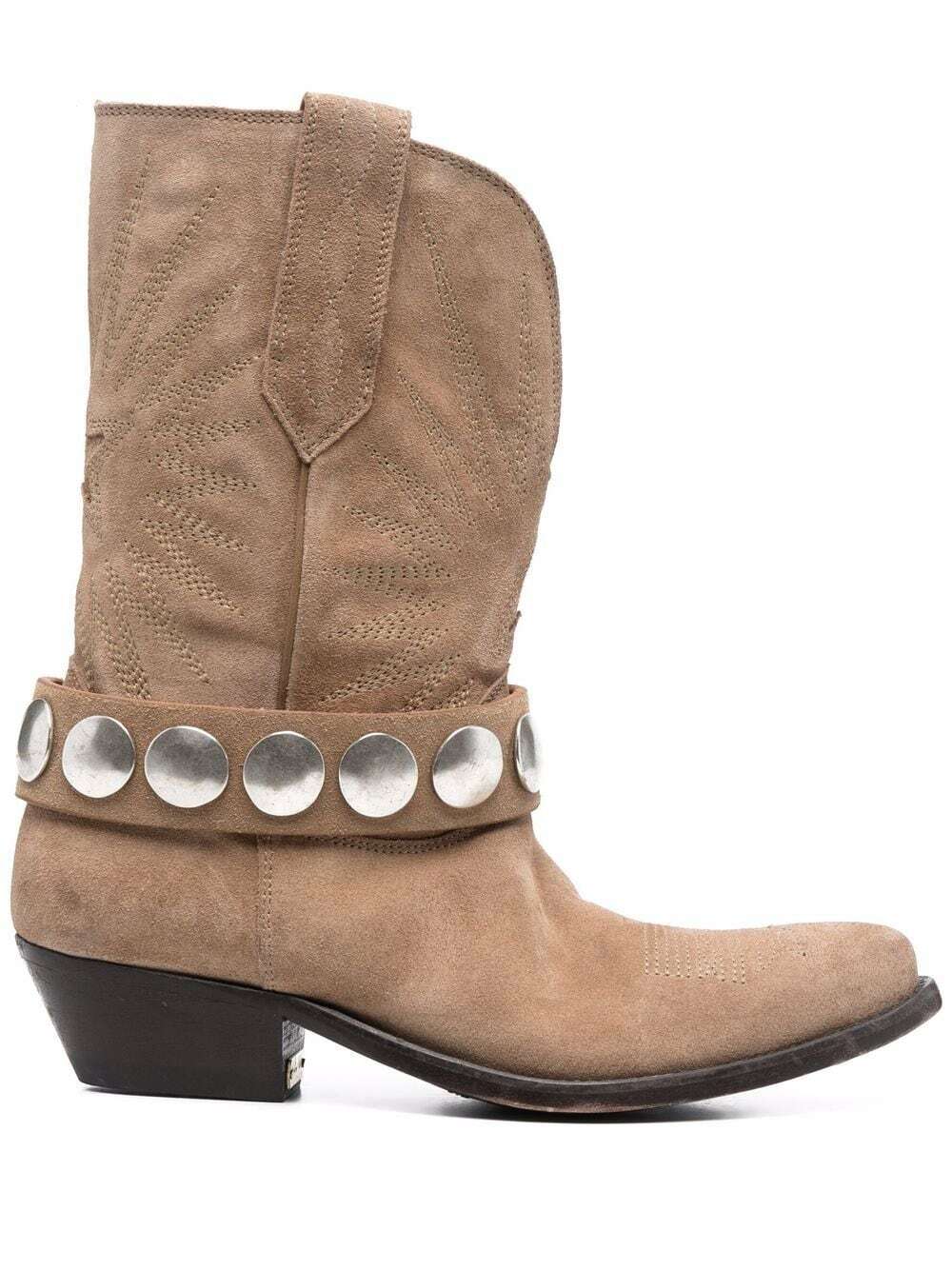 GOLDEN GOOSE - Wish Star Suede Ankle Boots Golden Goose Deluxe Brand