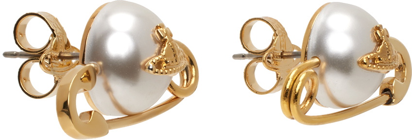 Vivienne Westwood Gold Jordan Earrings Vivienne Westwood