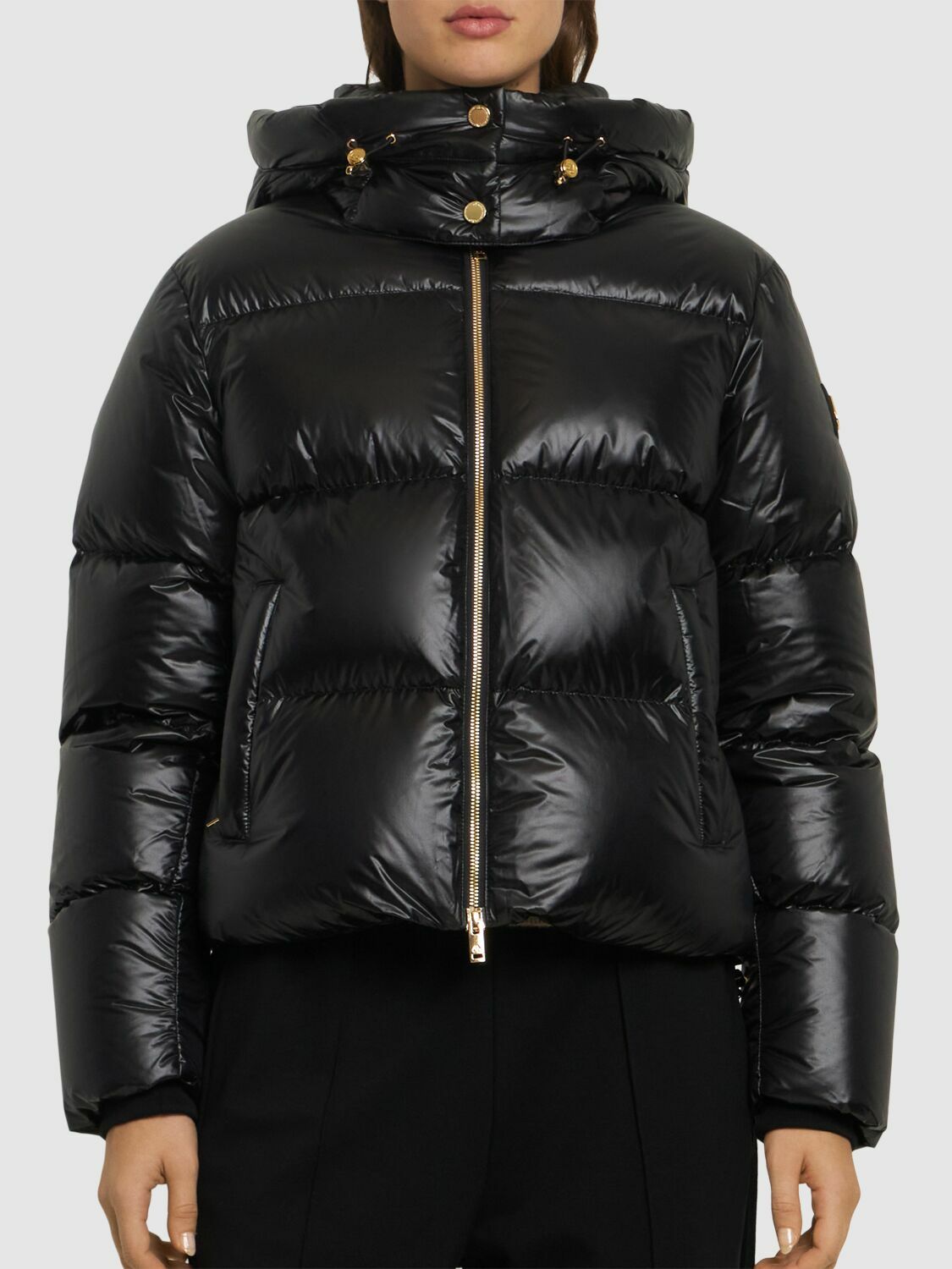 MOOSE KNUCKLES Moonstone Patent Down Jacket Moose Knuckles
