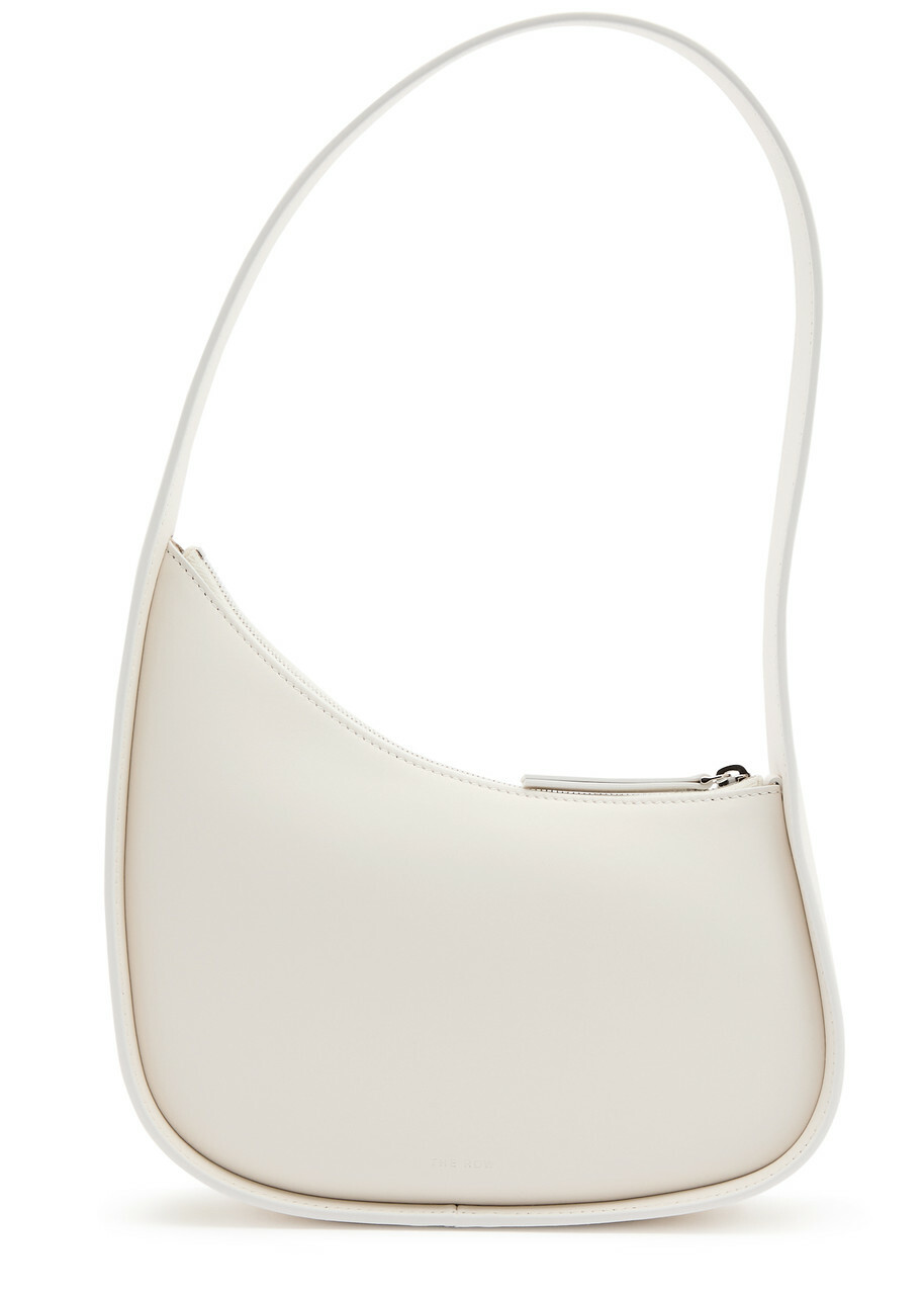 The Row Half Moon Leather Shoulder bag - Ivory - One Size The Row