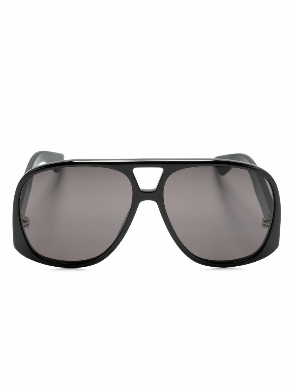Saint Laurent Eyewear Black Solace Pilot-Frame Sunglasses Saint Laurent