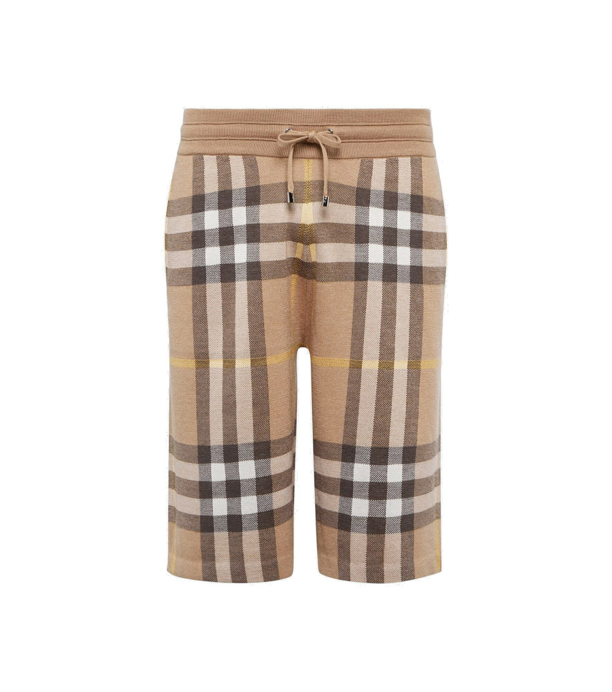 Burberry - Weaver silk and wool checked shorts Burberry