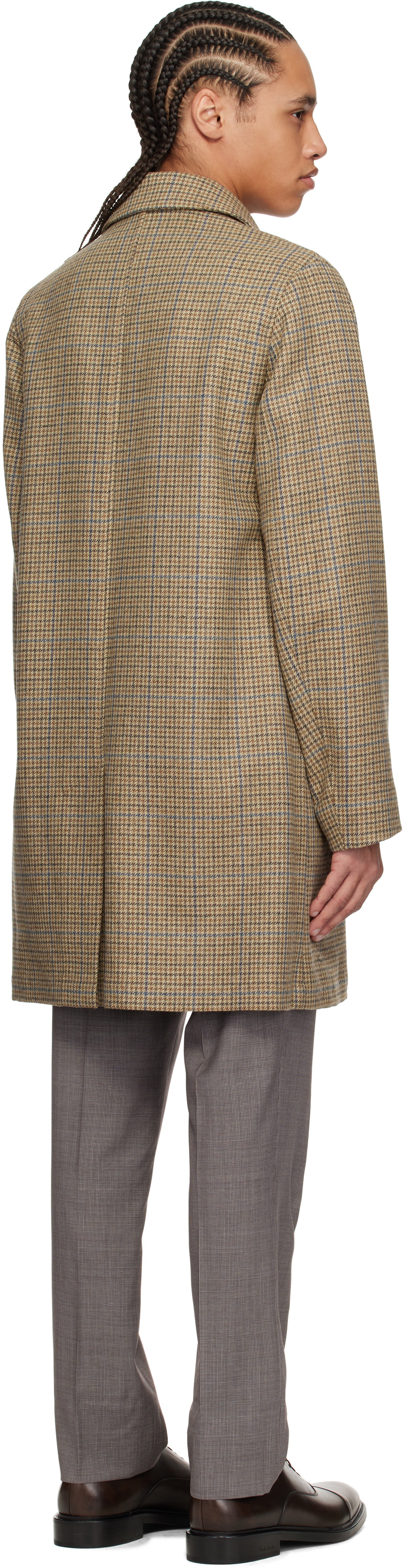 Paul Smith Beige Casual Fit Coat Paul Smith