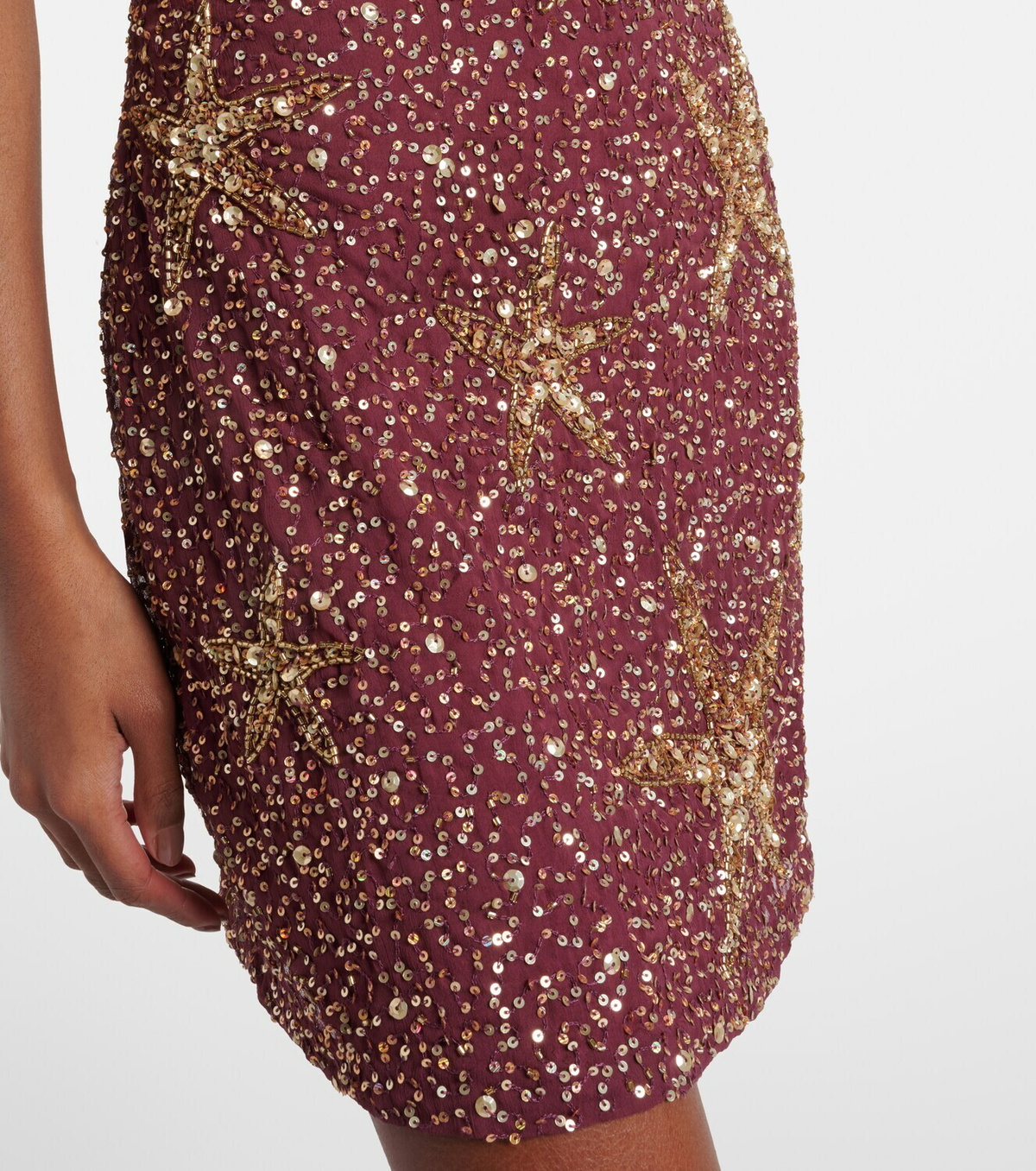 Rixo Christabel embellished minidress Rixo