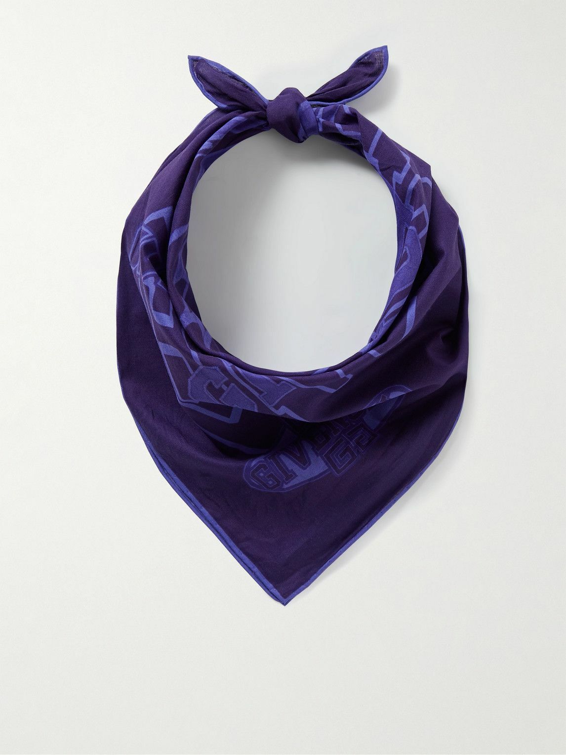 Givenchy - Logo-Print Cotton-Voile Scarf Givenchy