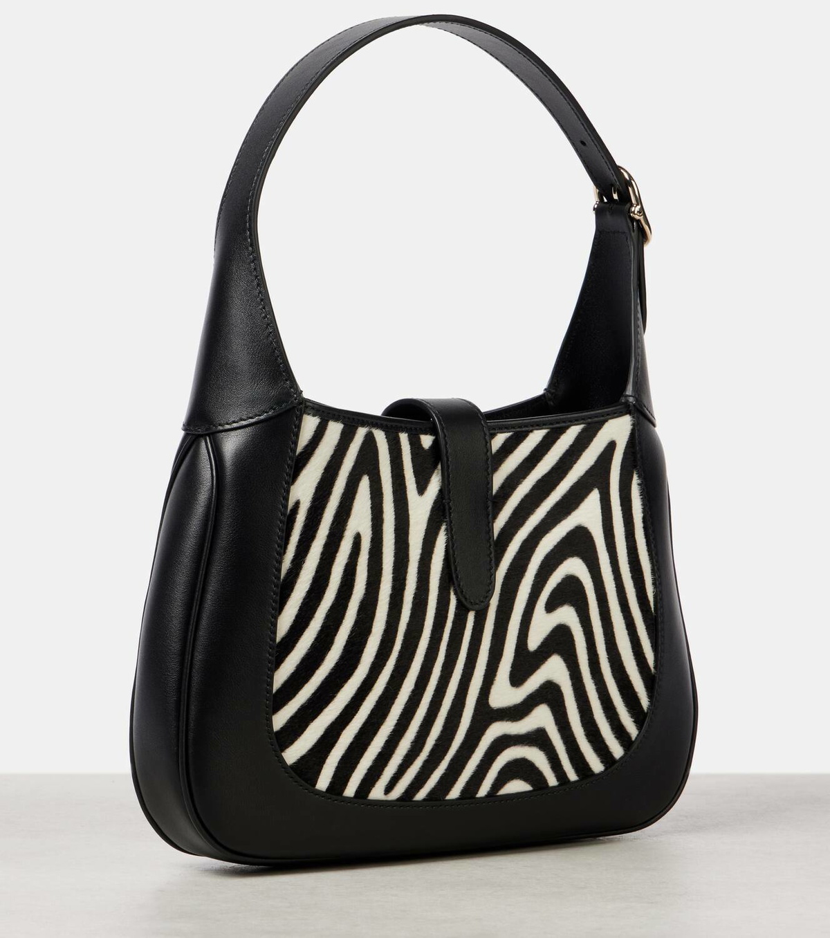 Gucci Jackie 1961 Small zebra-print shoulder bag Gucci