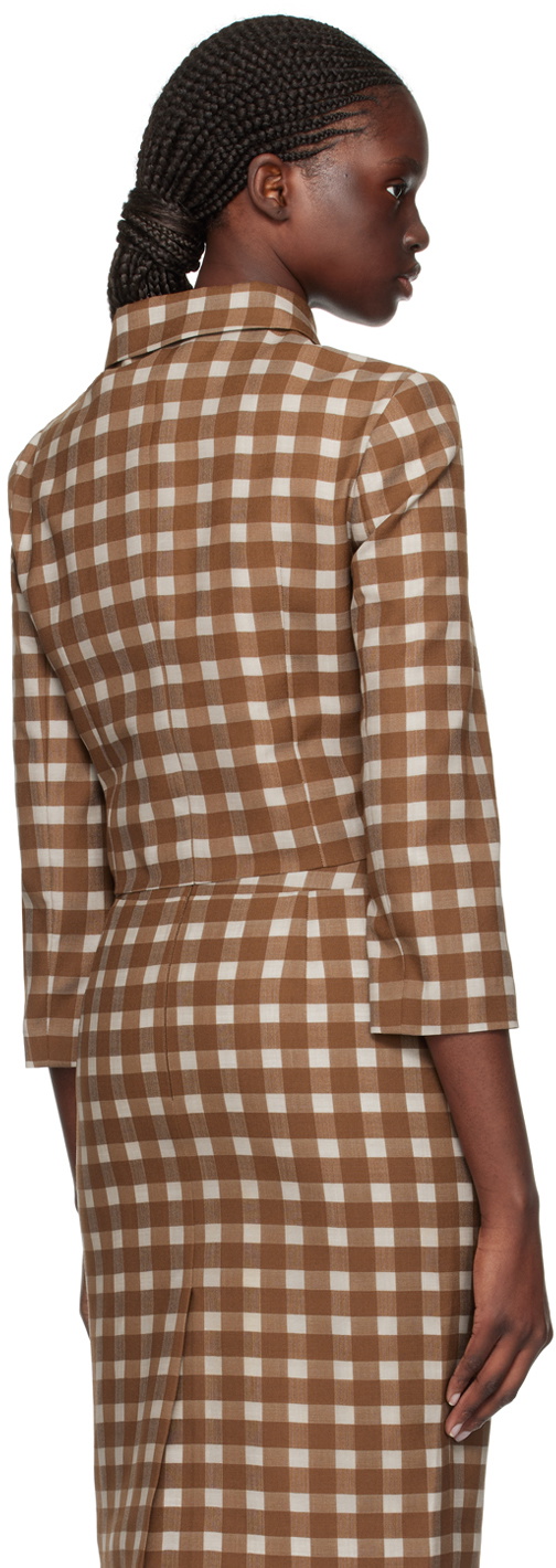 SHUSHU/TONG Brown Pointed Jacket Shushu/Tong