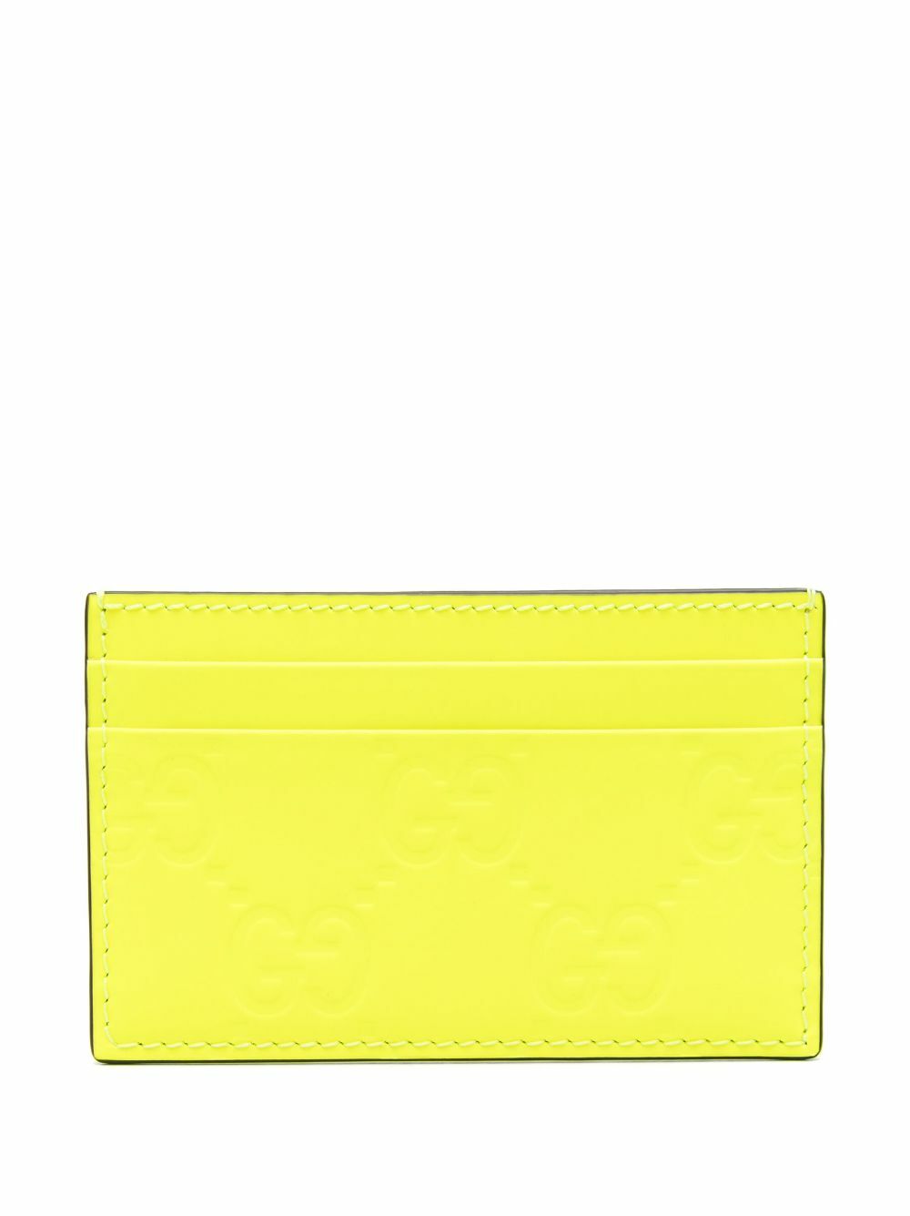 Gucci Yellow GG Leather Cardholder Gucci