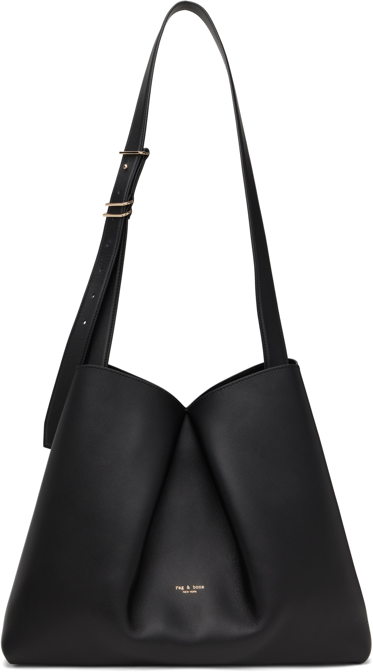 rag & bone Black Bloom Large Calf Leather Crossbody Bag Rag and Bone