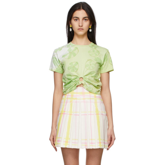 Collina Strada Green Flower Patch Center Ring T-Shirt Collina Strada