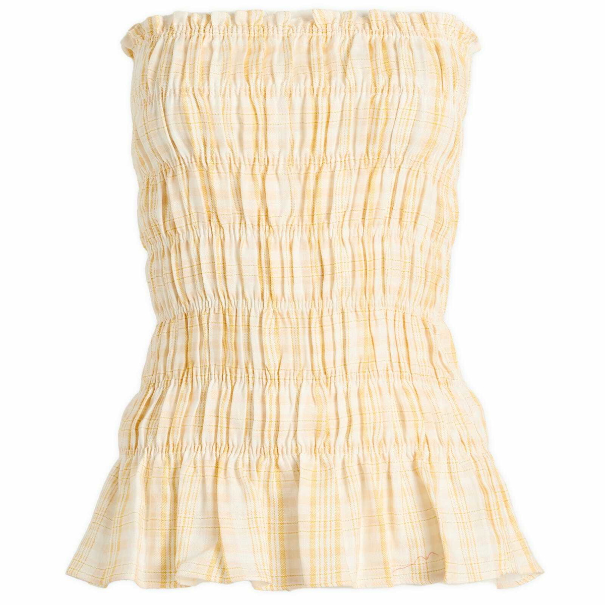 Faithfull The Brand Women's Iris Top in Piato Check Faithfull The Brand