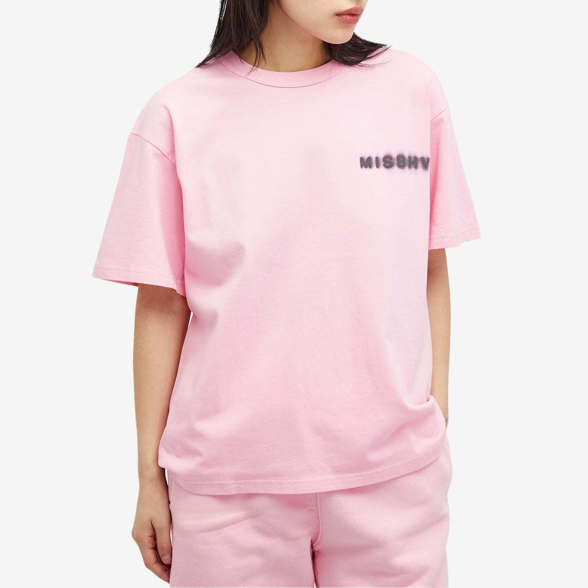 MISBHV Women's Logo T-Shirt in Pink MISBHV