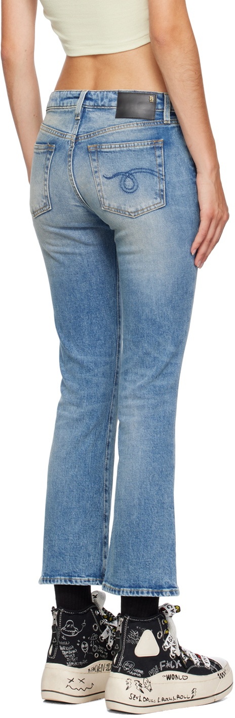 R13 Blue Kick Fit Jeans R13
