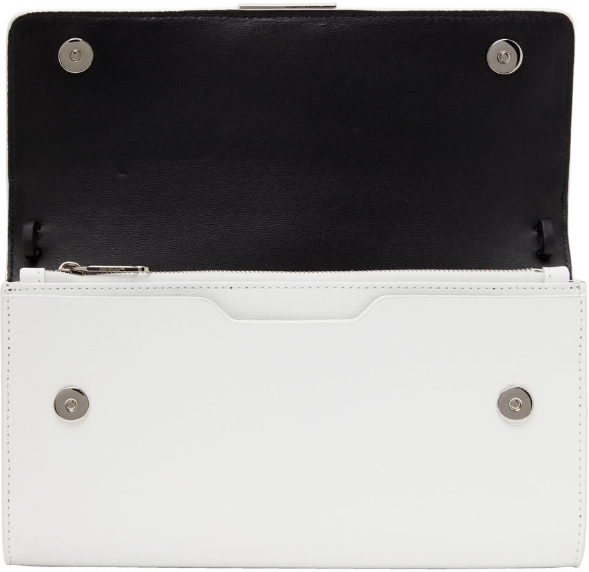 Off-White White Binder Chain Wallet Off-White