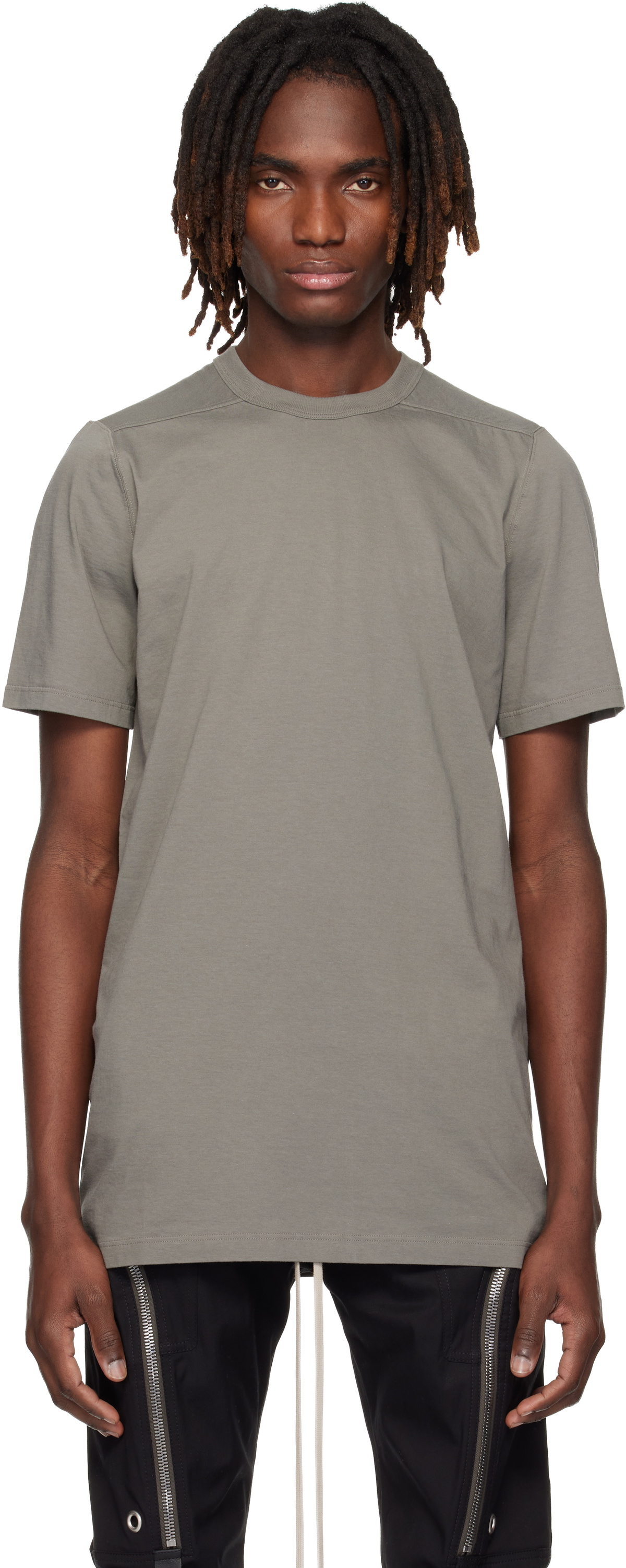 Rick Owens Gray Temple Level T-shirt Rick Owens