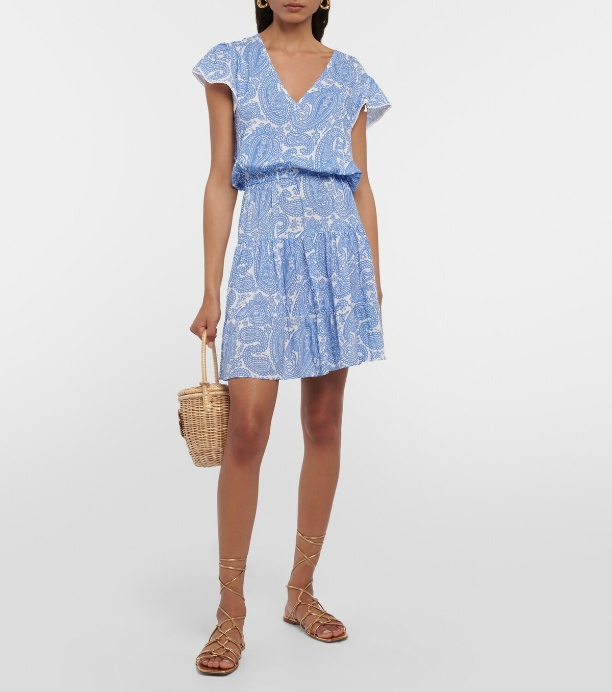 Heidi Klein Cap Mala printed tiered minidress Heidi Klein