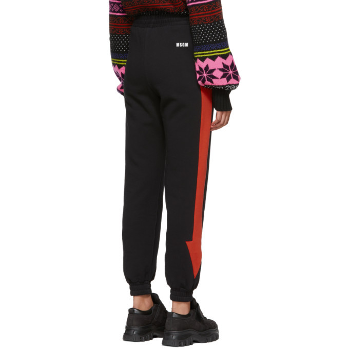 MSGM Black Arrow Lounge Pants MSGM