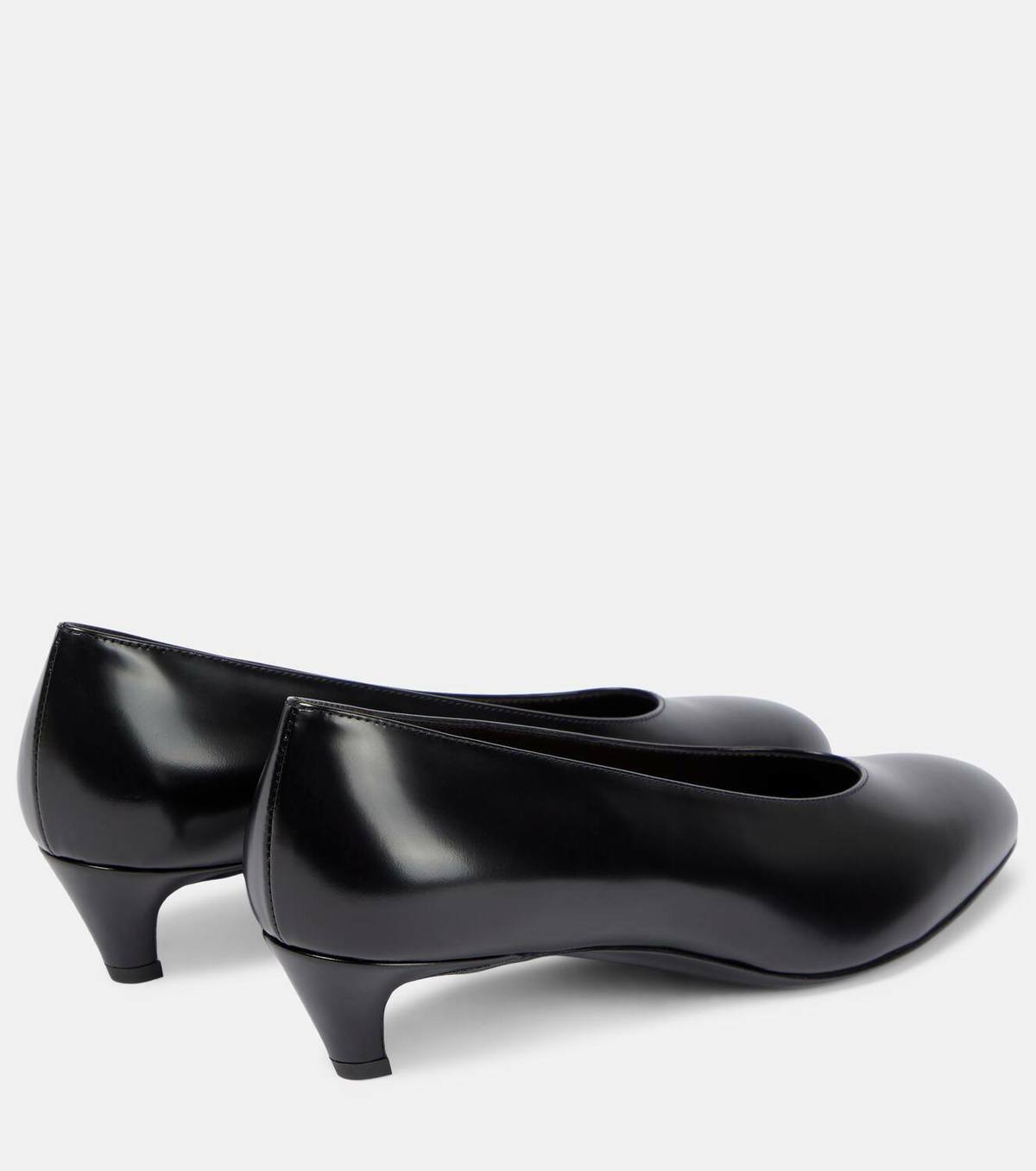 The Row Almond leather pumps The Row
