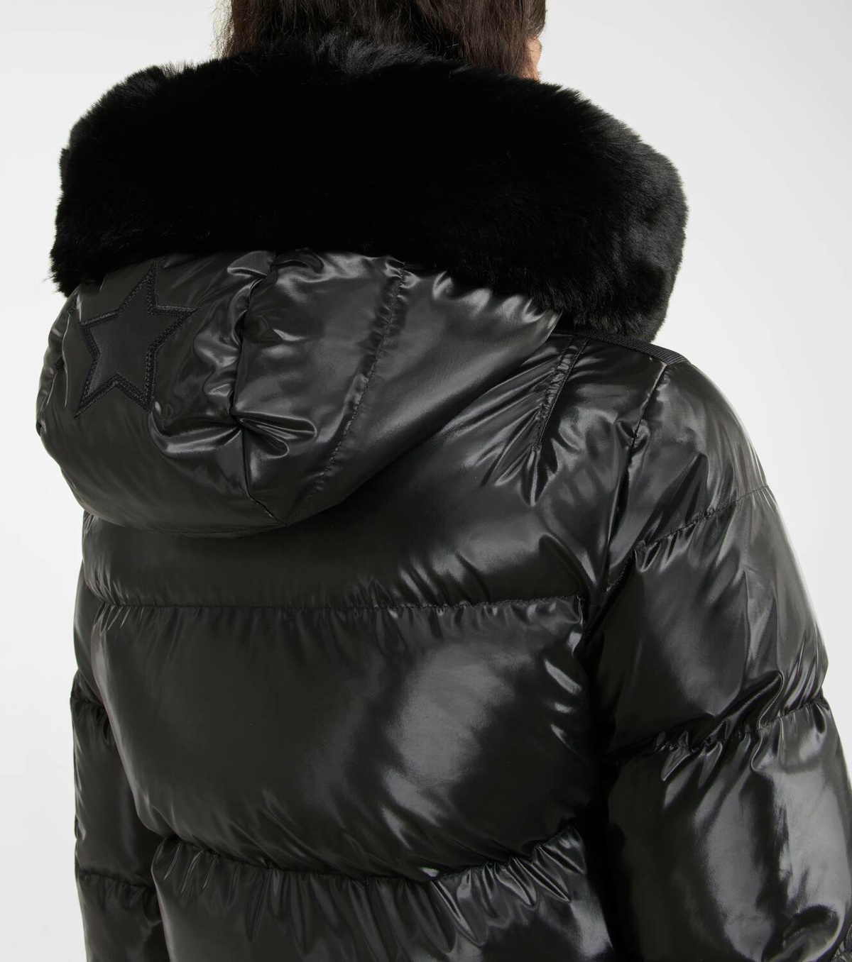 Goldbergh Stark faux fur-trimmed puffer jacket Goldbergh