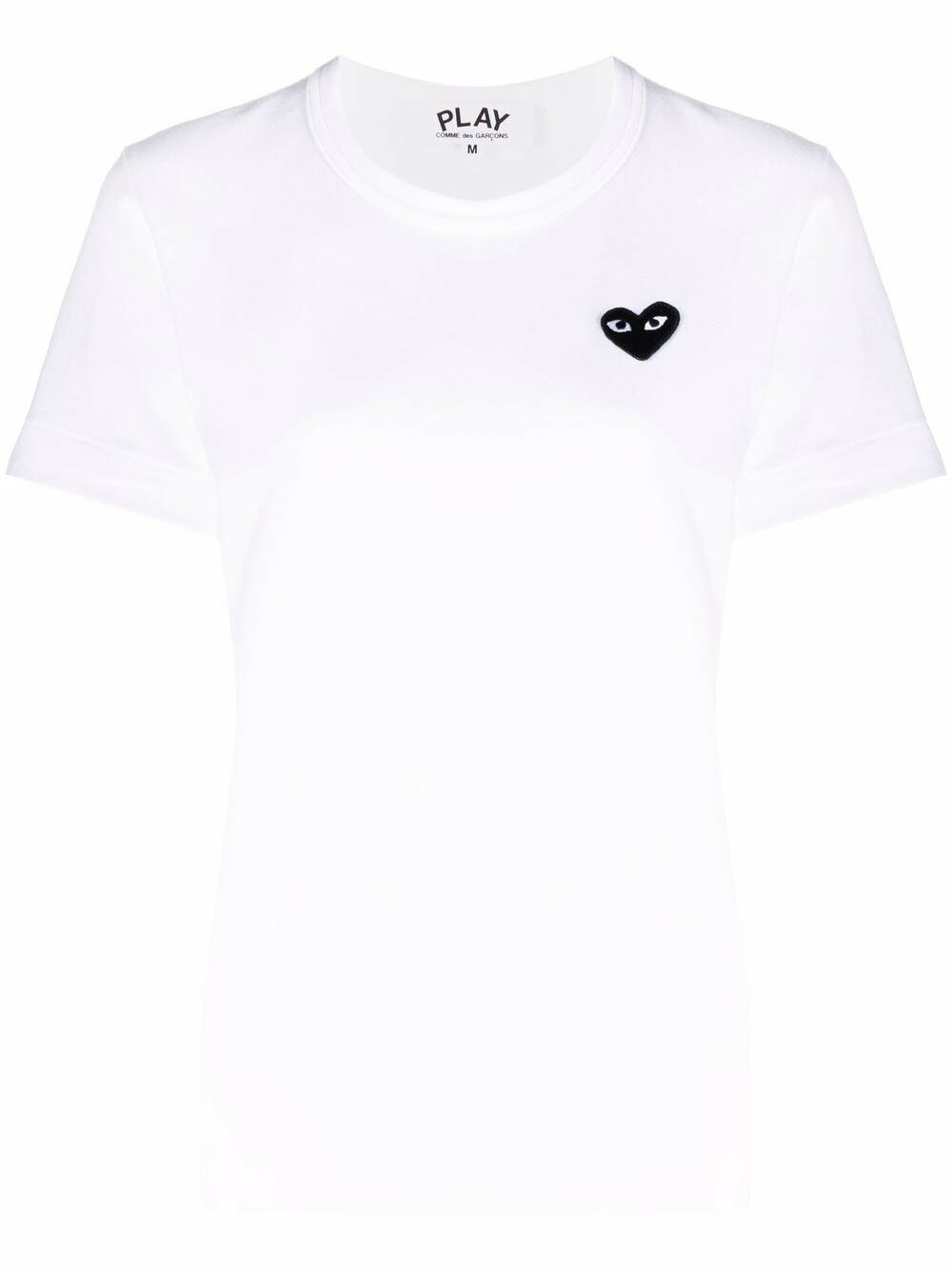 Comme des Garçons Play Women's Colour Series Logo T-Shirt in Blue Comme ...