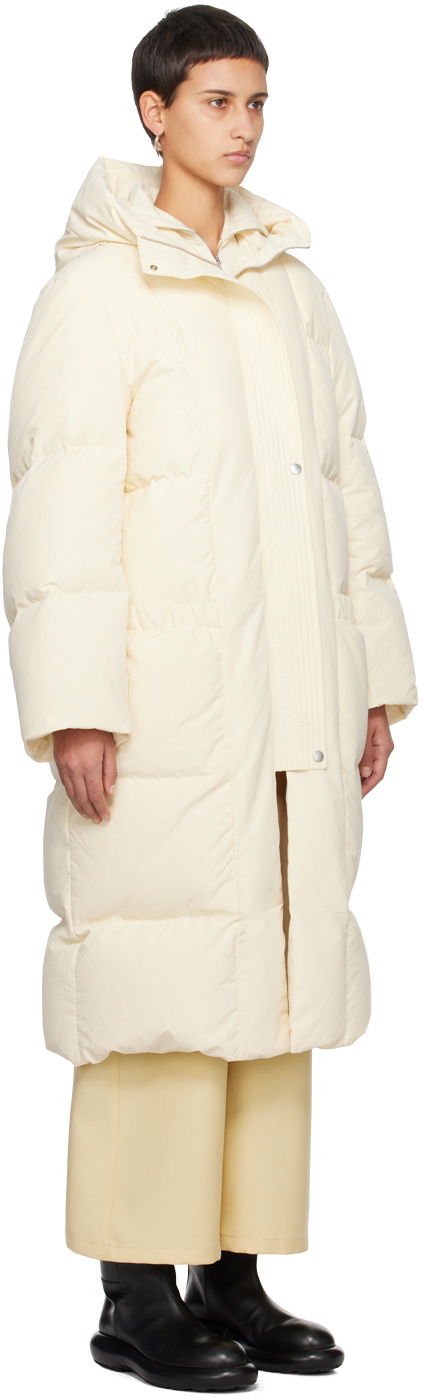 Jil Sander Yellow Quilted Down Coat Jil Sander