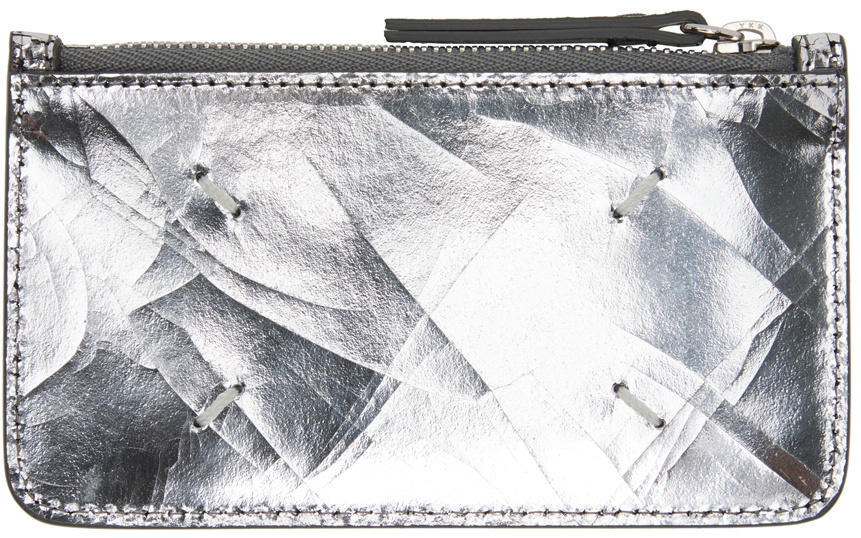 Maison Margiela Silver Mirror Card Holder Maison Margiela