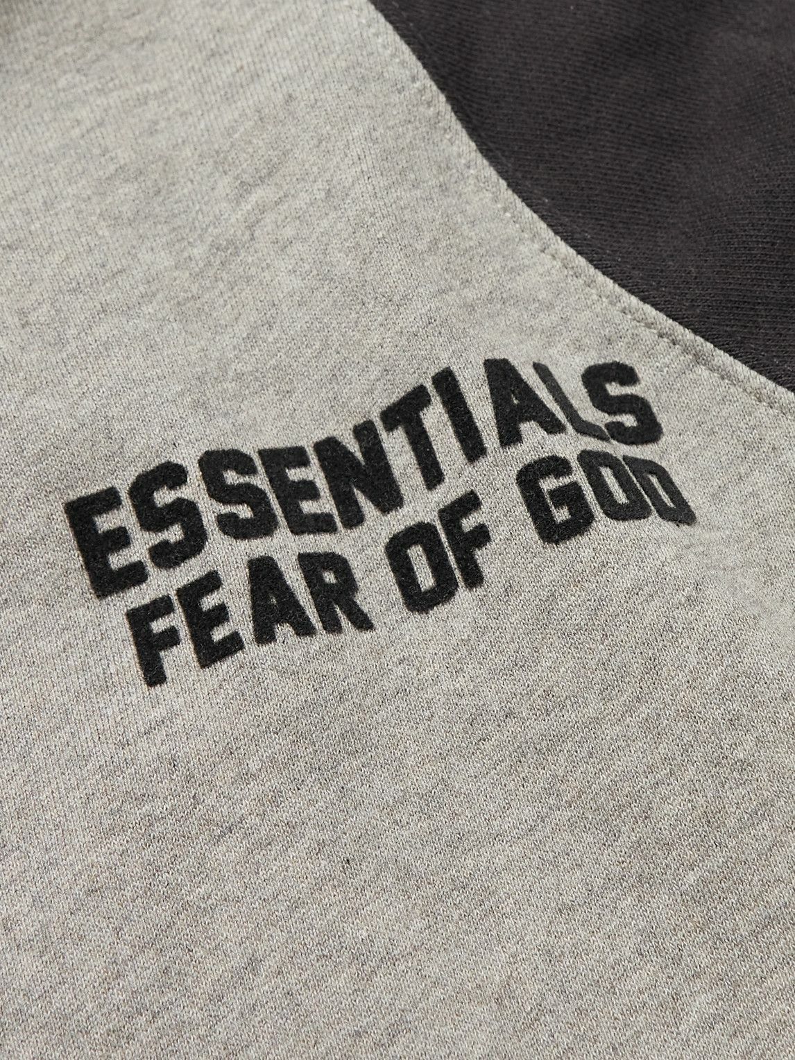 Fear of God Essentials Kids - Colour-Block Logo-Print Cotton-Jersey ...