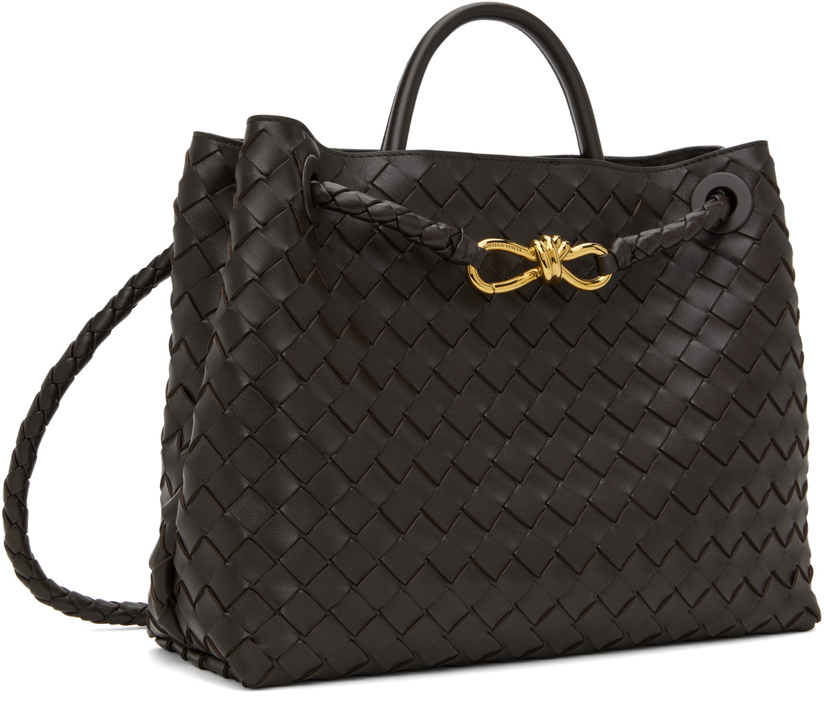 Bottega Veneta Brown Medium Andiamo Bag Bottega Veneta