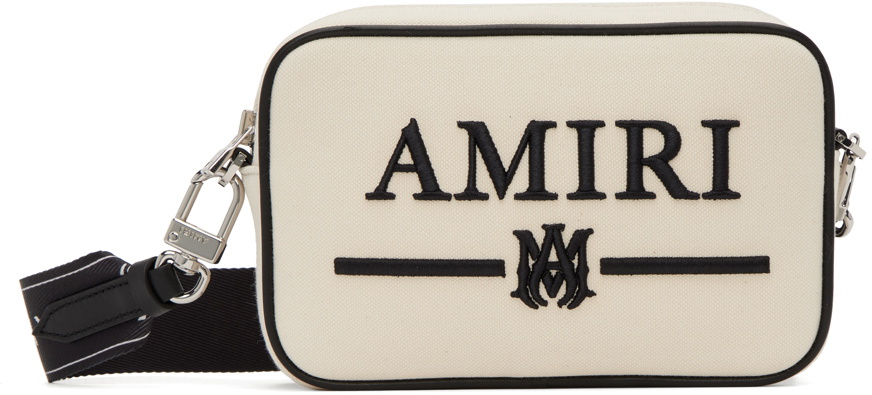 AMIRI Beige Embroidery Camera Bag Amiri