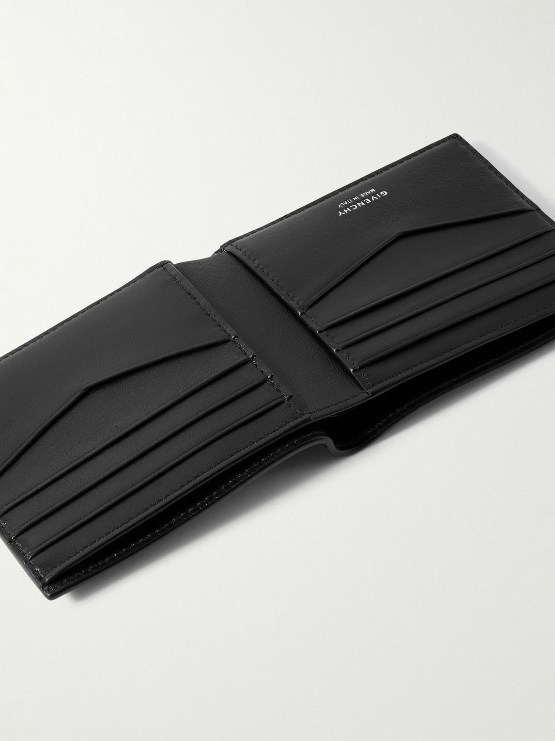 Givenchy - Logo-Embossed Full-Grain Leather Billfold Wallet Givenchy