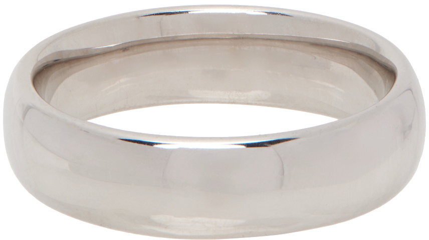Tom Wood Silver Classic Band Ring Tom Wood