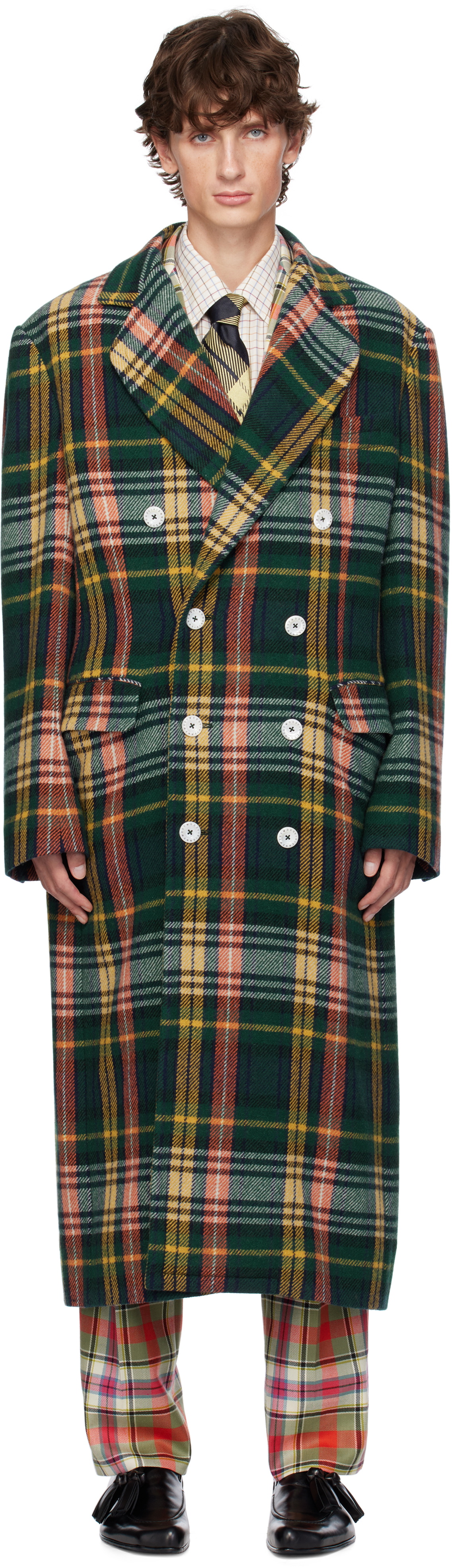 Vivienne Westwood Green Long Wreck Coat Vivienne Westwood