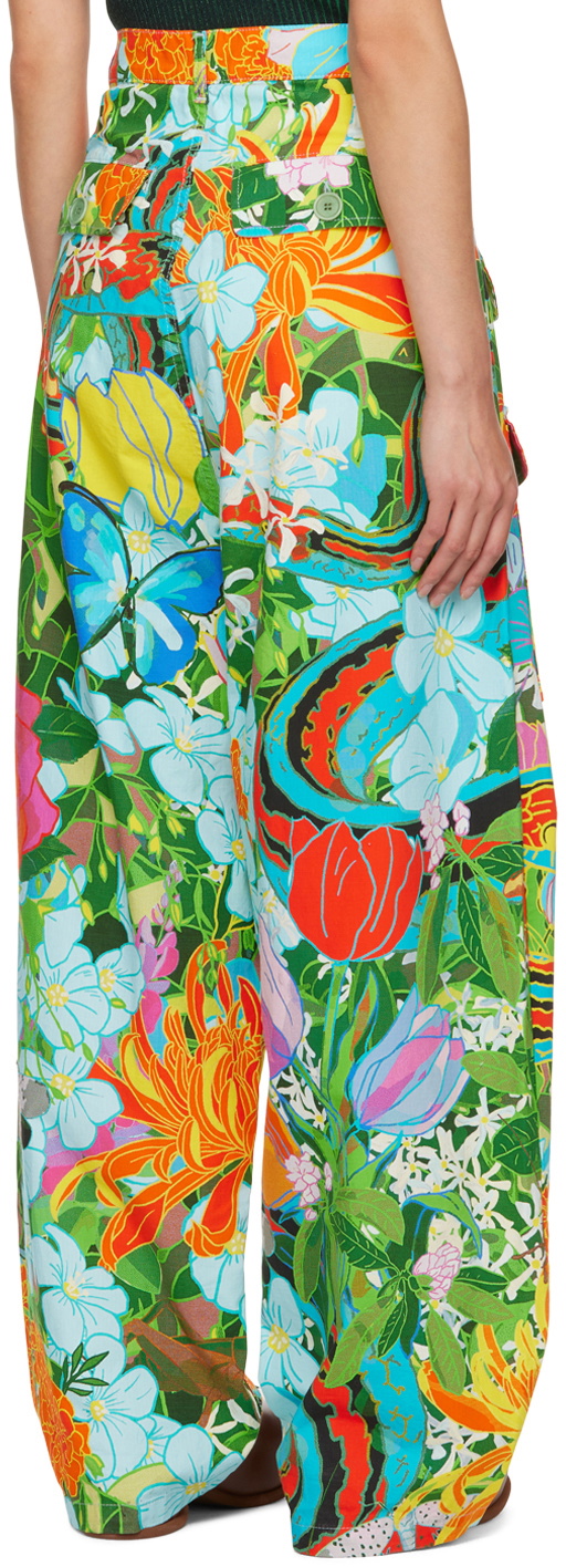 Sky High Farm Workwear Multicolor Floral Cargo Pants Sky High Farm Workwear