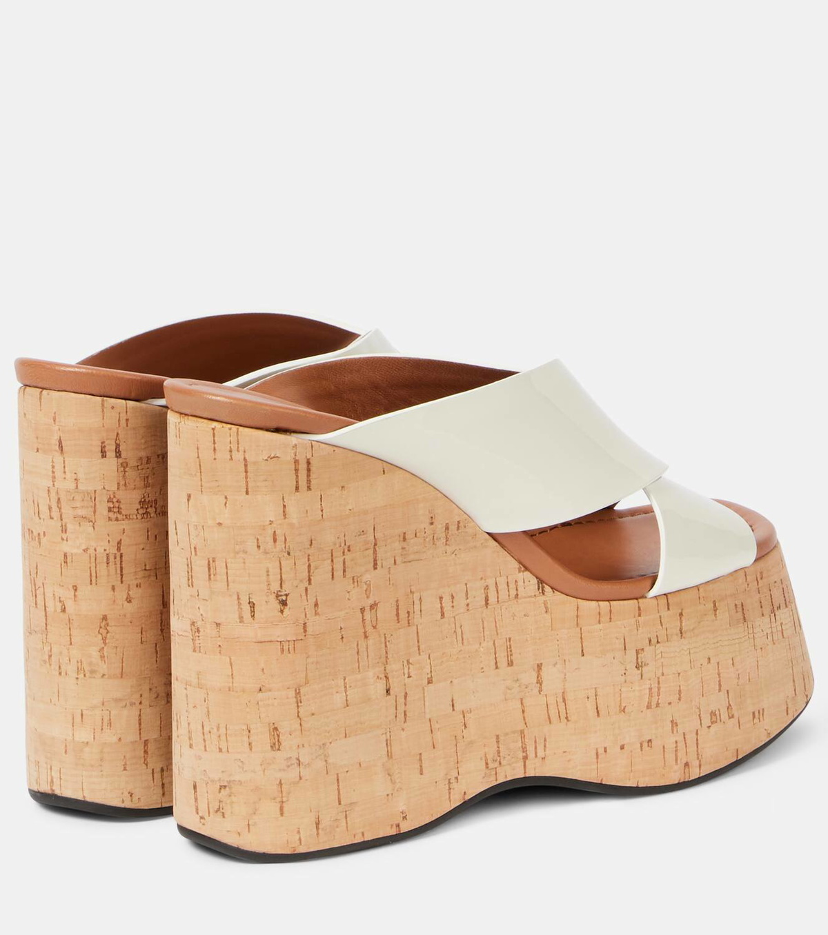 Paris Texas Mara 135 patent leather platform sandals Paris Texas