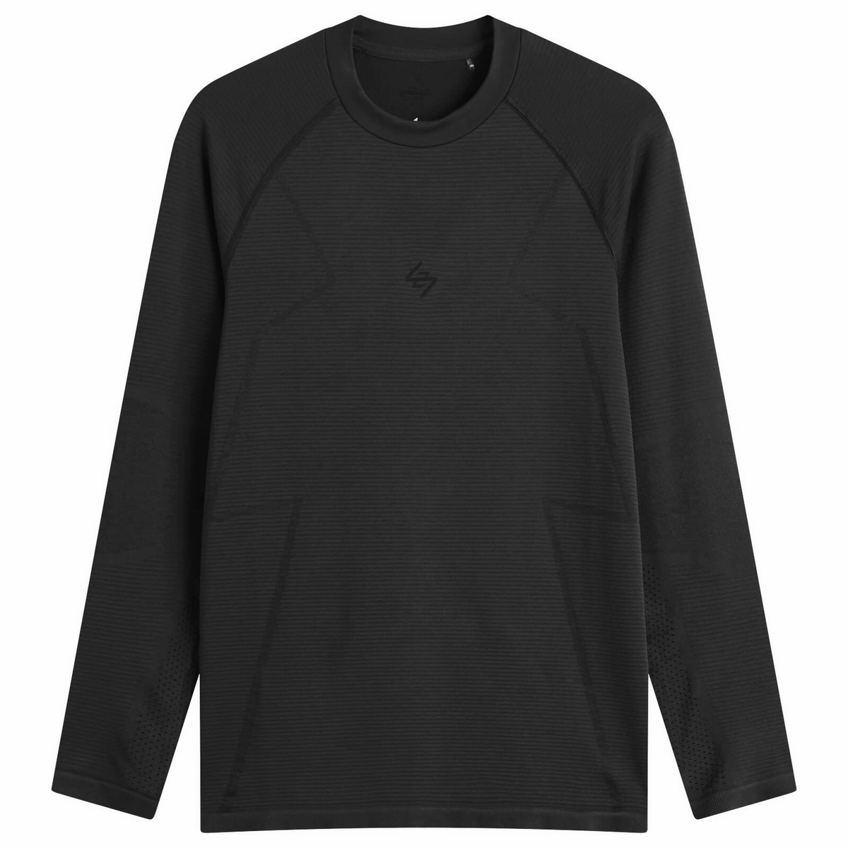 Represent Men's 247 Seamless Long Sleeve Top in Black Represent