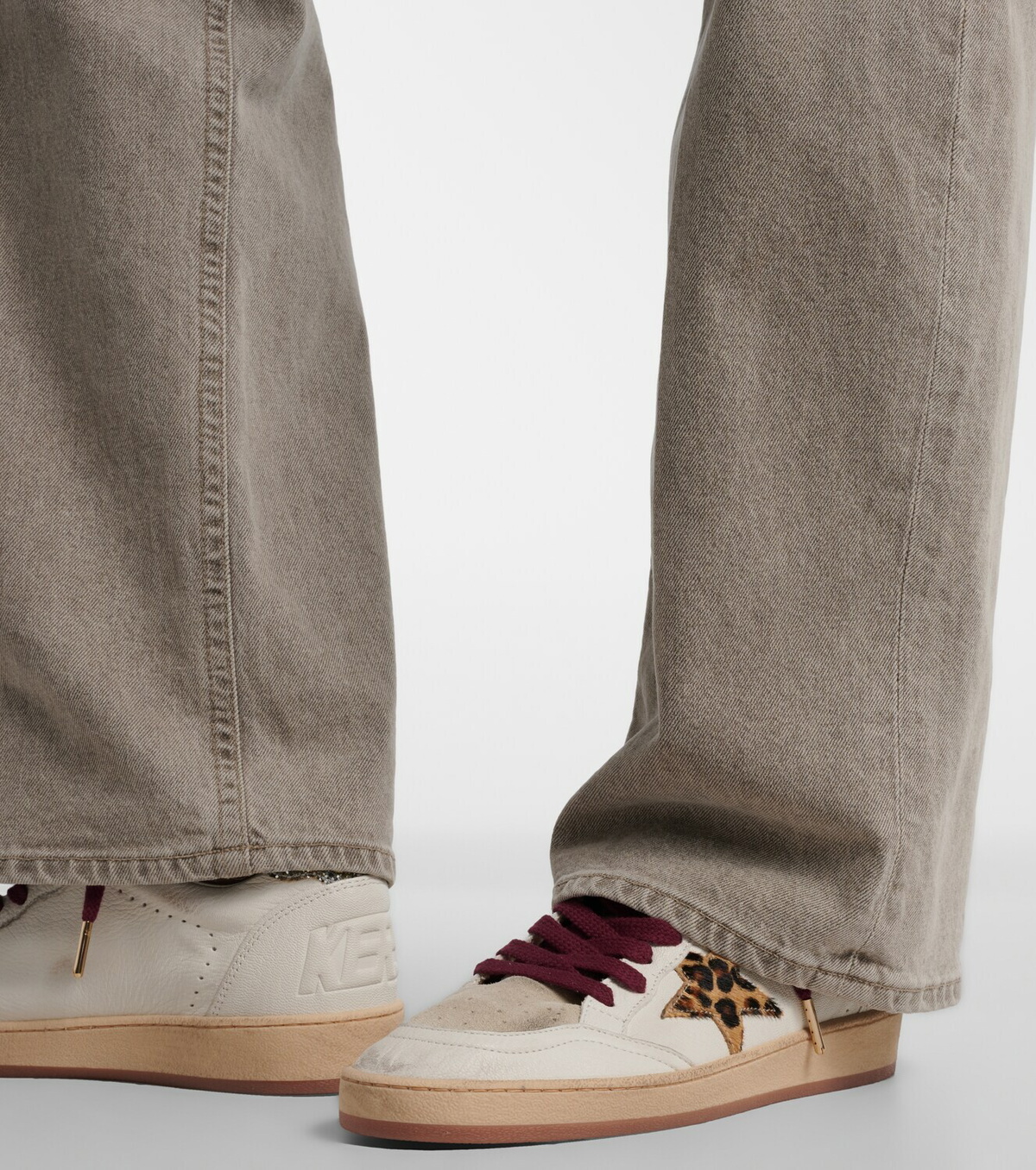 Golden Goose Ball Star leather and suede sneakers Golden Goose Deluxe Brand