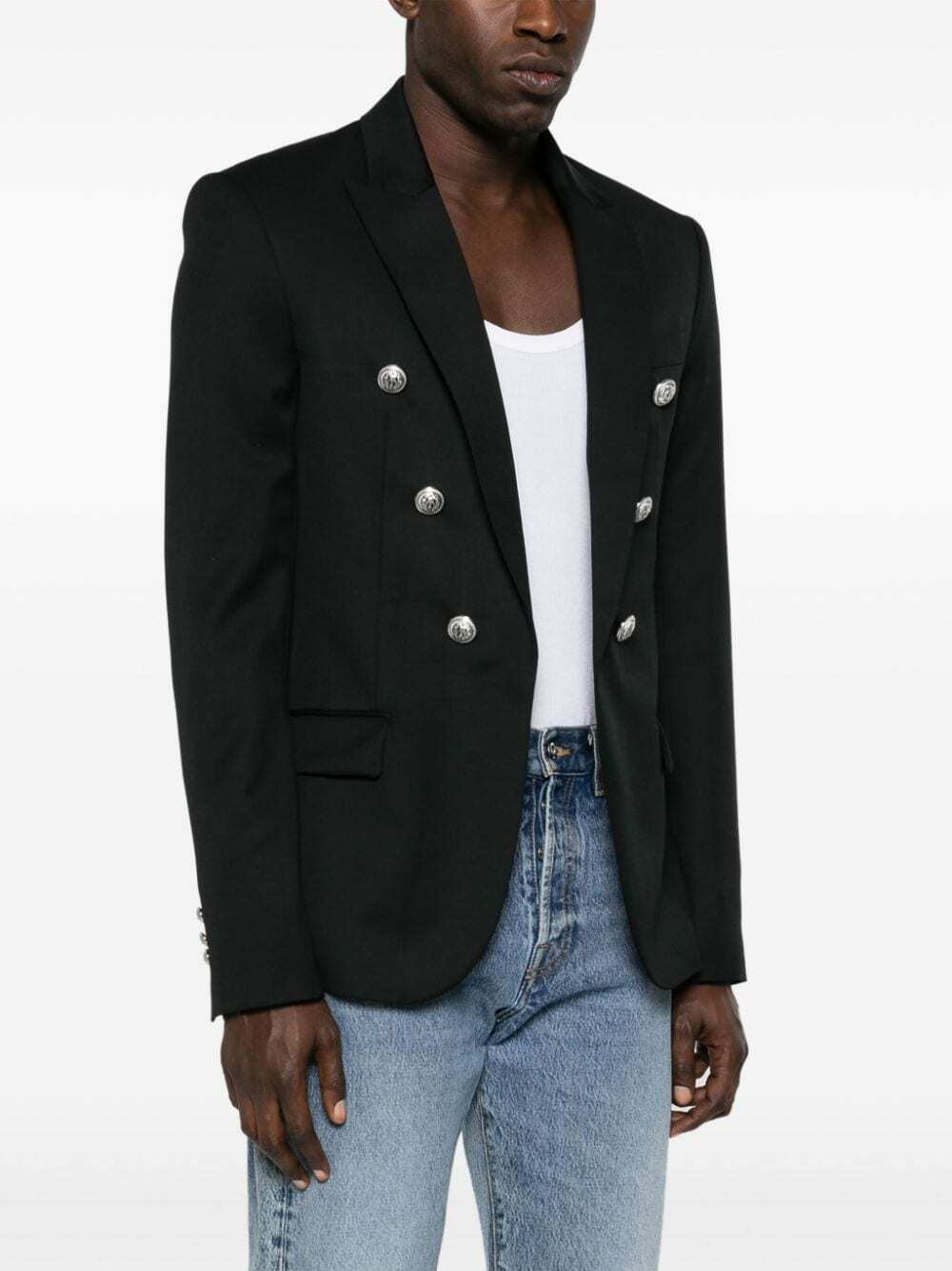 BALMAIN - Jacket With Logo Balmain
