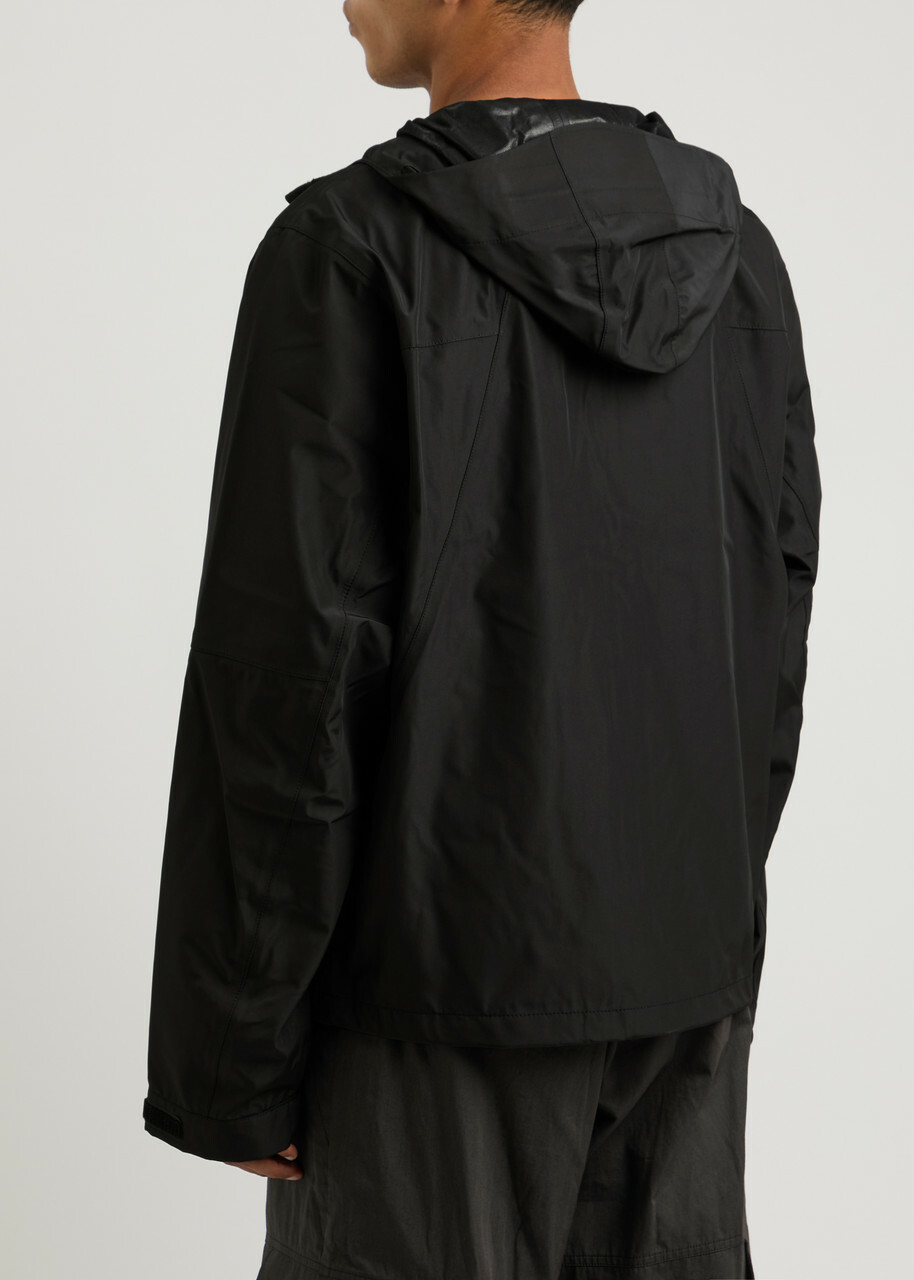 Daily Paper Kunle Hooded Shell Jacket Black Daily Paper