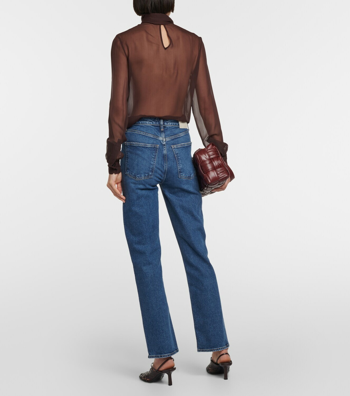 Agolde Stovepipe high-rise straight jeans AGOLDE