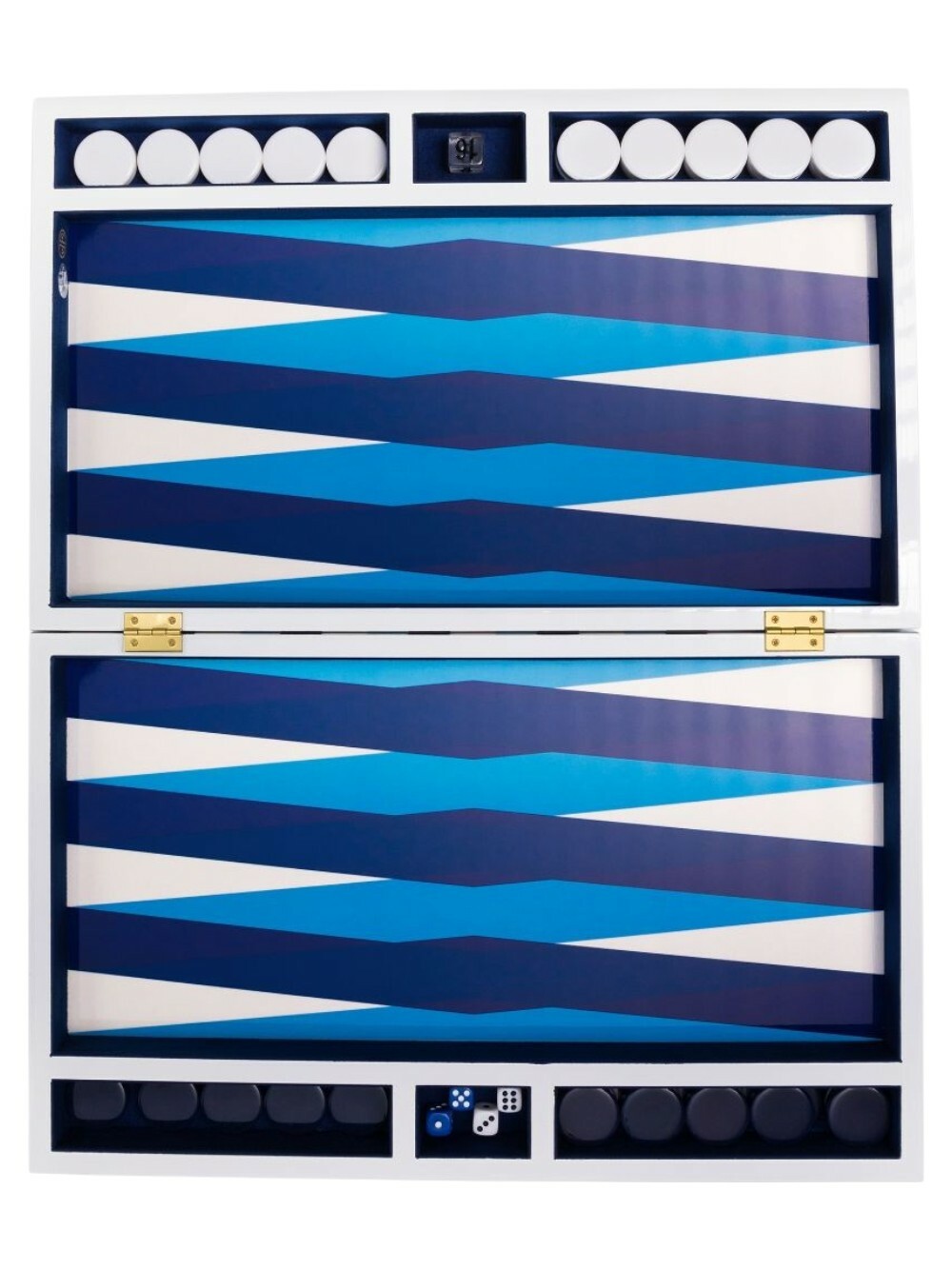 Jonathan Adler Blue Sorrento Backgammon Set Jonathan Adler