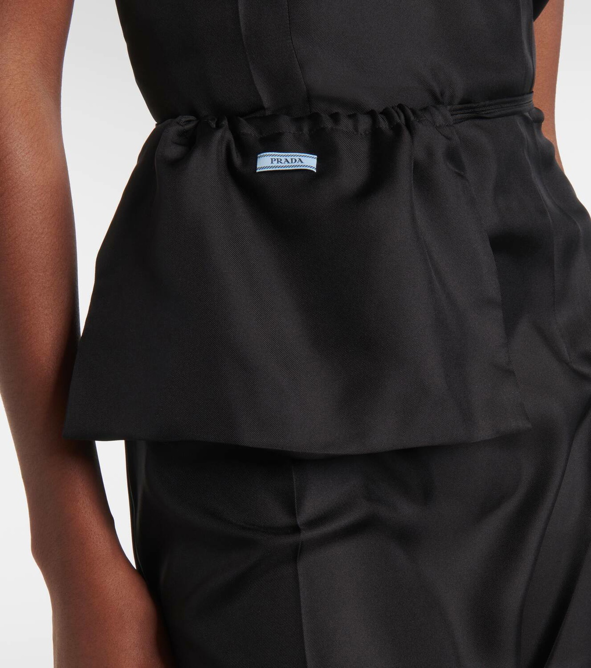 Prada Silk twill slip dress Prada